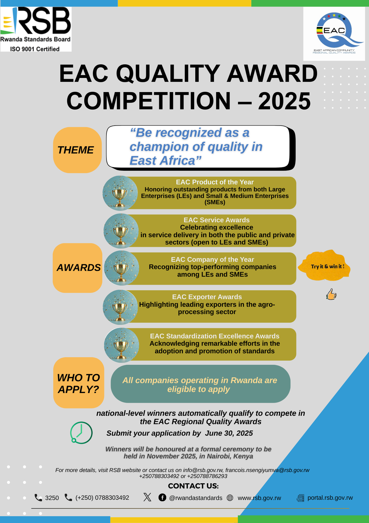 Call for Expression of Interest to participate in the East African ...